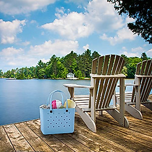 ProductWorks Maui and Sons Durable Beach Bag and Outdoor Everything Go2Bag,Farmers Market, Picnic,Concerts Washable Adjustable Straps (Pink)