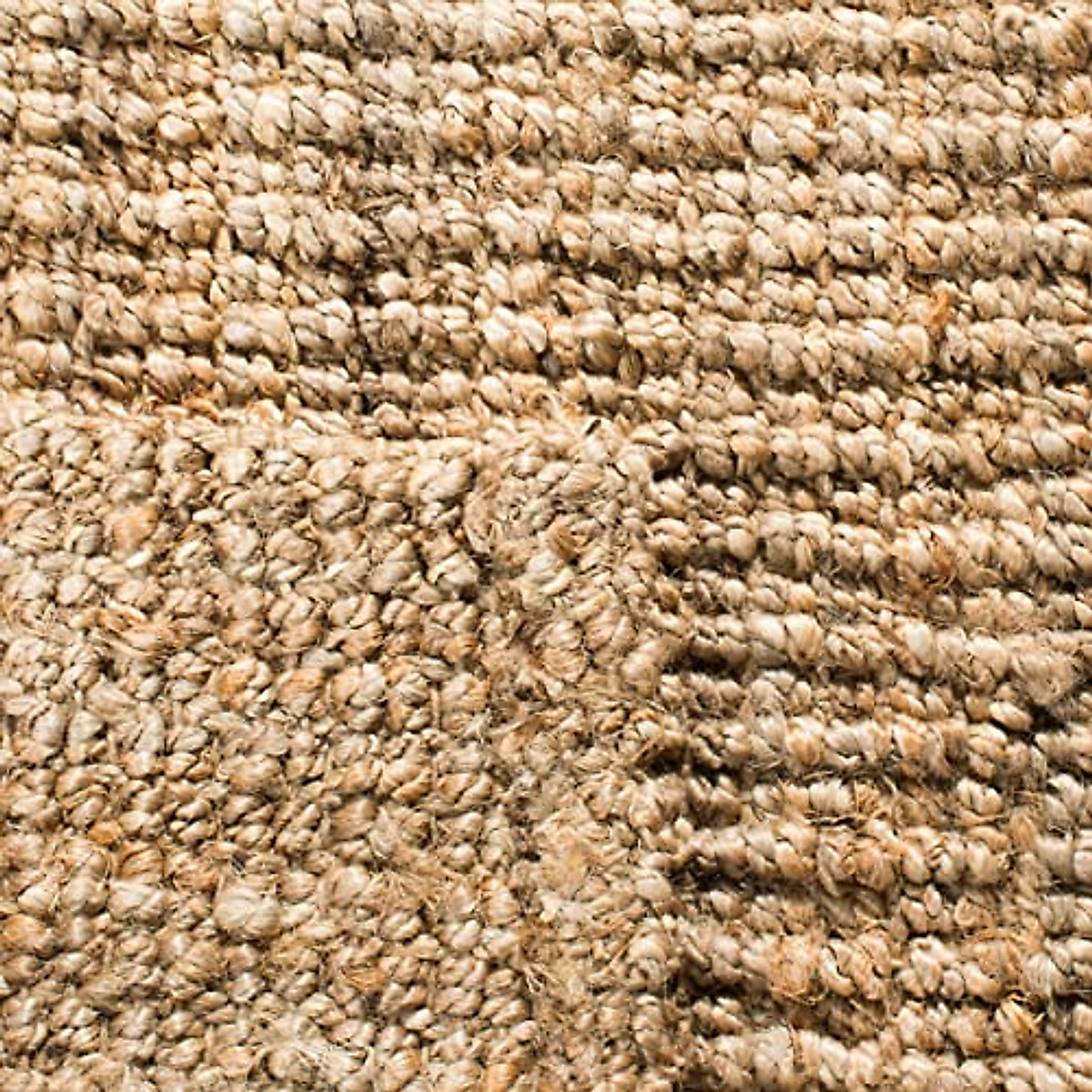 SAFAVIEH Natural Fiber Collection 8' x 10' NF447A Handmade Chunky Textured Premium Jute 0.75-inch Thick Area Rug