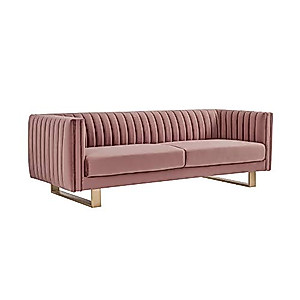 Armen Living Delilah Sofas, 86" W, Blush