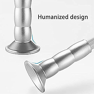 Closet Clothes Rail Drop-Down Wardrobe Hanging Rail, Adjustable Wall-Mounted Wardrobe Slide Rail Soft Reset, Saving Space, Bearing 30KG (Size : 600-830mm)