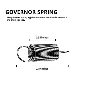 Air Vane Springs Fit for Briggs # 790849 699056& Stratton Engines - Air Vane Choke Springs and Governor Springs Fit for Toro Craftsman Troy Bilt Briggs & Stratton Lawn Mowers (Springs 4PCS)