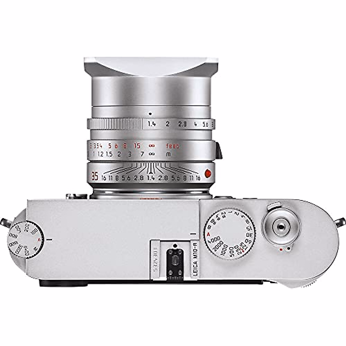 Leica M10 - R Digital Rangefinder Camera (Silver Chrome) (20003) + 64GB Extreme Pro Card + Corel Photo Software + Card Reader + Case + Cleaning Set + Flex Tripod + Cap Keeper - Starter Bundle