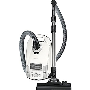 Miele Compact C1 Pure Suction Powerline Canister Vacuum, Lotus White