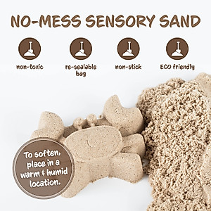 Sensory Sand Blue 5 Pounds of Sensory Play Sand Bulk Refill