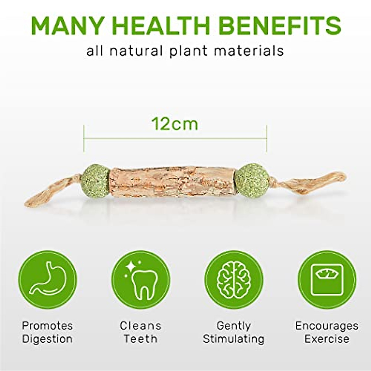 XanderPets Cat Chew Stick - Matatabi Stick for Cat - Silvervine Chew Sticks for Cats - Cat Dental Sticks w/Cat Nips Organic - All Breeds 3PK