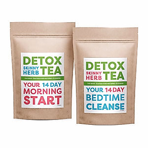 14 Day Teatox: Detox Skinny Herb Tea - Effective Detox Tea - Helps with Bloating and Constipation - Supports Body Cleanse - 100% NATURAL