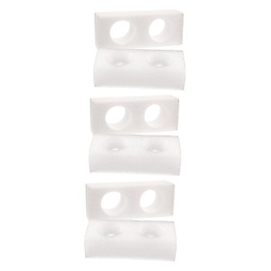 Cabilock 6 pcs Takeaway Cup Holder Dish Carrier Coffee Shop Carrier Disposable Drink Carrier Coffee Cup Holder can Carrier Foam Drink Carrier Holder Drink White Pearl Cotton Milk Tea