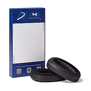 Premium Hybrid Ear Pads Compatible with Sennheiser GSP 370, Sennheiser GSP 350, GSP 303, GSP 302, GSP 301 and GSP 300 Headphones. Premium Protein Leather | Premium Velour | Soft High-Density Foam