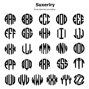 Suxerlry 925 Sterling Silver Personalized Block Monogram Initial Signet Rings for Women Men Custom Finger Jewelry