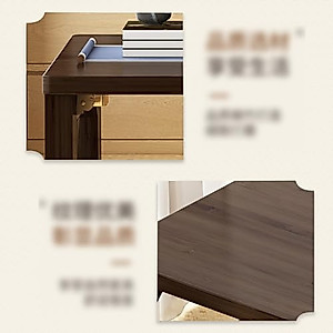 Foldable Coffee Table, Japanese Style Tatami Table, Classical Zen Tea Table, Meditation Table (Color : A, Size : 100 * 55 * 31cm)
