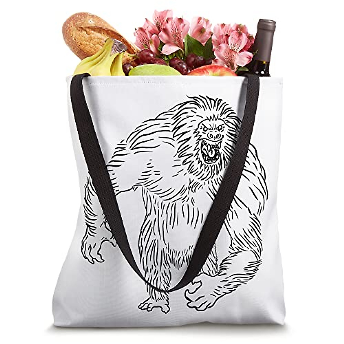 Big Burly Yeti - Animal Phenomenon Tote Bag