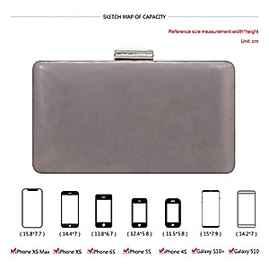 Fawziya® Evening Bags For Women Formal Luxury Clutch-Gray
