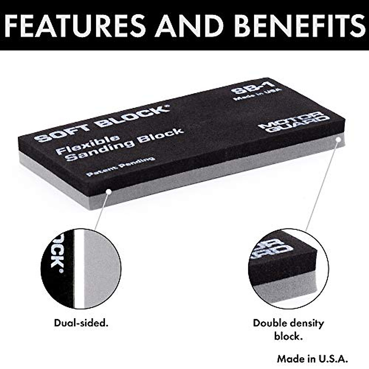 Motor Guard - Soft Block Flexible Sanding Bl (SB-1)