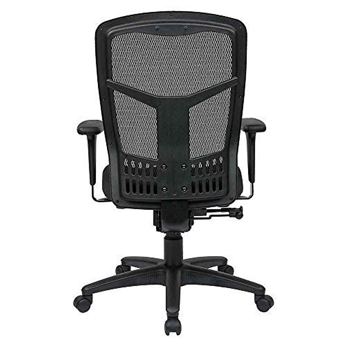 Office Star ProGrid High Back Manager's with Adjustable Seat Height, 2-to-1 Synchro Tilt Control and Seat Slider, Coal FreeFlex Fabric