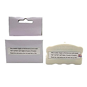 Replacement Parts for Printer PRTA16136 T6715 Maintenance Ink Tank Chip Resetter for Ep-s0n WF-4700 WF-4830 WF-4745 WF-4740 WF-4725 WF-3820