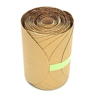 3M Stikit Paper Disc Roll 236U, P80 C-weight, 6 in x NH, Die 600Z