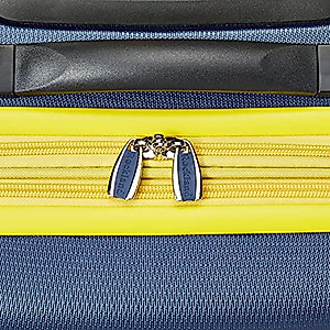 Rockland Melbourne Hardside Expandable Spinner Wheel Luggage, Navy, Carry-On 20-Inch