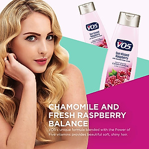 Alberto VO5 Herbal Escapes Sun Kissed Raspberry Balancing Conditioner for Unisex, 12.5 Ounce (U-HC-8697)