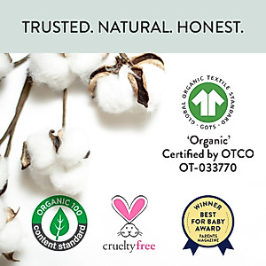 HonestBaby 5-Pack Waffle Henley Long Sleeve Shirts 100% Organic Cotton for Infant Baby and Toddler Boys, Unisex , Good Natured, 24 Months