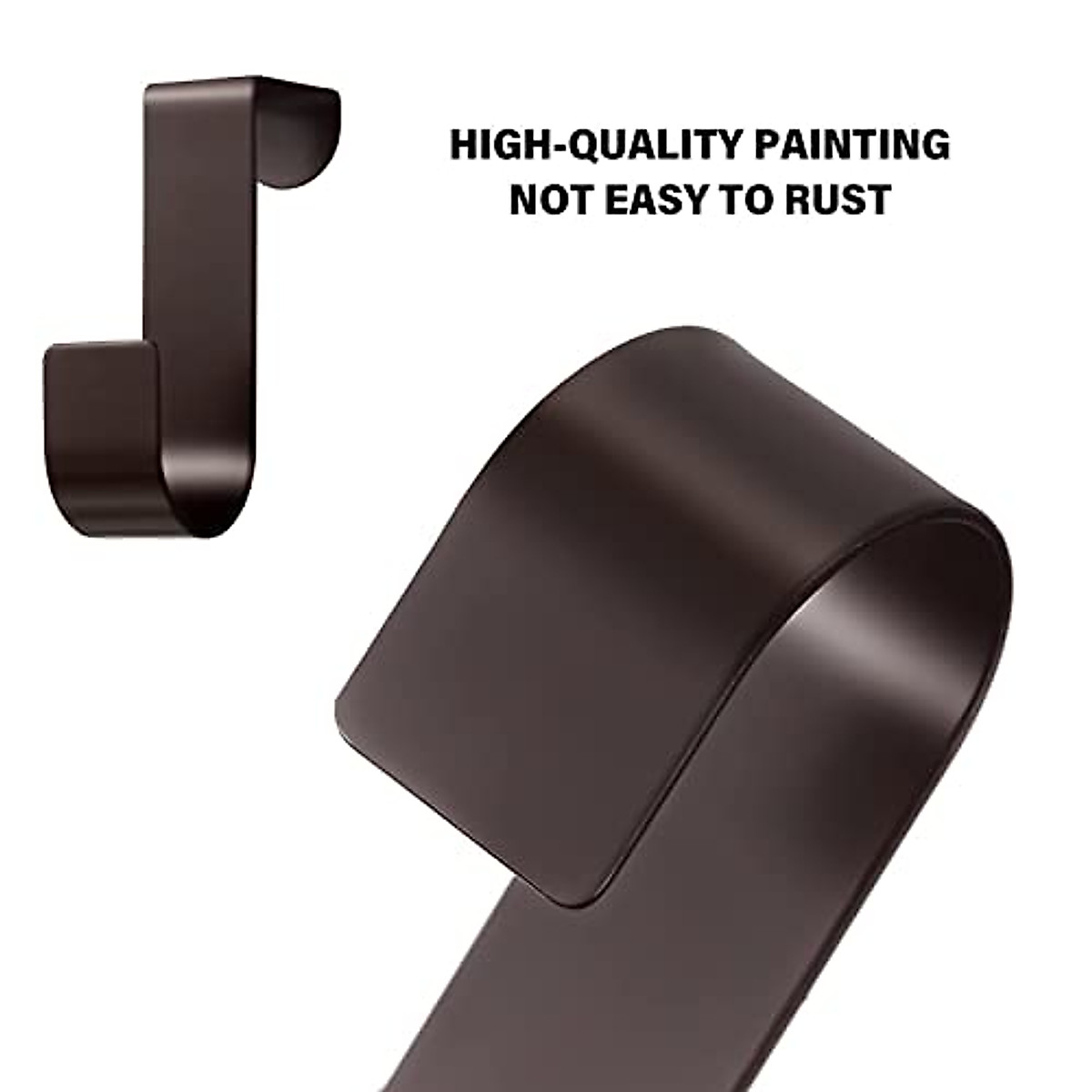 12 Pcs 1 3/8 1 3/4 inch Over The Cabinet Door Hooks Organizer Holder Over Door Z-Shaped Metal Hanger Hook Bathroom Organizer Rack Hanger for Clothes Towels Keys