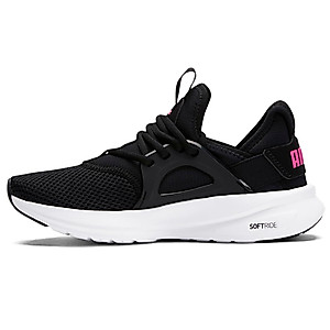 Puma Womens Softride Enzo Evo Running Sneakers Shoes - Black - Size 8 M