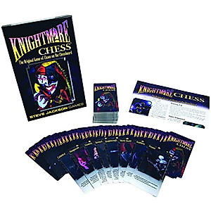 Knightmare Chess Card Game | Card Game for Chess | Card Game for Two | Ages 10+ | for 2 Players | Average Play Time 120 Minutes | from Steve Jackson Games