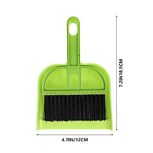 Healifty 12 Sets Dustpan Hand Broom and Shovel Small Broom Dustpan Set and Broom Dustpan Set and Brush Set