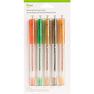 Cricut 2005020 Glitter Gel Fiesta Pen Set Assorted