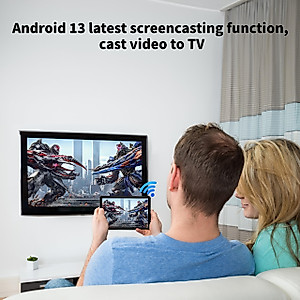 JUNINKE Tablet 10 inch Android 13 Tablets with 8GB(4+4) RAM 128GB ROM, 6000mAh Battery, TF 512GB, HD Touchscreen, WiFi, Bluetooth 5.0, Split Screen Support Tablet PC