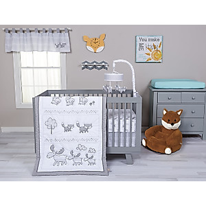 Trend Lab Aztec Forest 3 Piece Crib Bedding Set, Can Be Used As A Blanket Or A Playmat for Tummy Time, Includes Quilt, Fitted Crib Sheet and Skirt