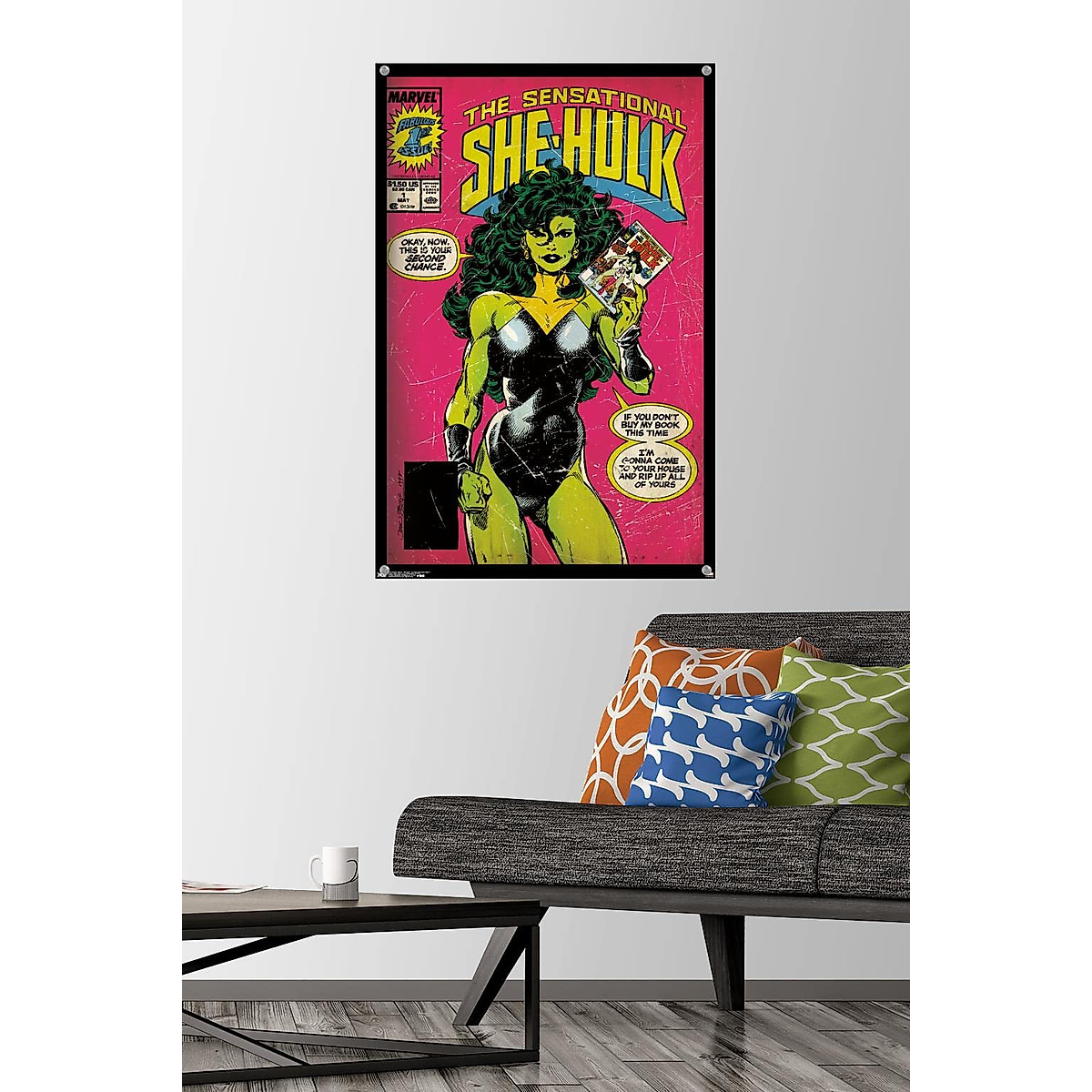 Marvel Comics - She-Hulk - The Sensational She-Hulk #1 Wall Poster with Push Pins