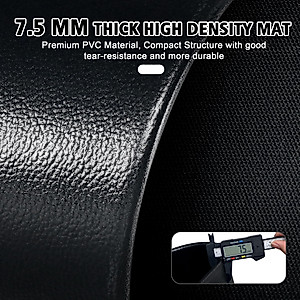 Peloton Bike Mat | 7.5mm Thickness, Exercise Bike Mat/Treadmill Mat for Hardwood Floors or Carpet, Non-Slip Sweat-Proof Exercise Equipment Mat for Bike Trainer/Stationary Spin Bike/Indoor Cycling