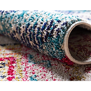 Rugs.com El Paso Collection Rug – 4' x 6' Multi Medium Rug Perfect for Living Rooms, Large Dining Rooms, Open Floorplans