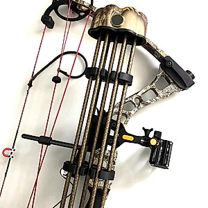 Zerone 5 Arrow Bow Quiver, Accessory Universal Archery for Bow Quiver,Quick Detach, Lightweight, Quiet Shooting for Compound Bow Hunting Shooting (Camo)