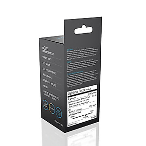 Triglow T95203-6 LED Dusk-to-Dawn A19 Bulb, 9W (60W Equivalent) 800 Lumen, Non-Dimmable, Daylight 5000K, Dusk-to-Dawn LED Bulbs, 6-Pack