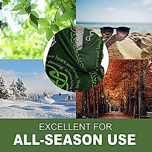 Irish Gifts for Women Men, Irish Blessing Gifts, Best Birthday Irish Blessing Gifts for Women Men, Irish Gift for Saint Patrick’s Day, Anniversaries, Weddings, Irish Blessing Gift Blanket 50"x60"