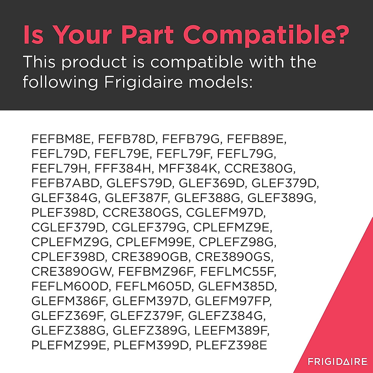 Frigidaire 316415900 Bake Element Range/Stove/Oven, 1 Count (Pack of 1), Black