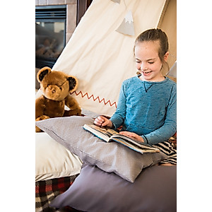 Ella & Max Toddler Pillowcase. Charcoal Gray Dark Grey Soft & Cuddly. Fits 13x18 & 14x19 Toddler Pillows. Easy to wash & no Ironing. Handmade in USA. Made of Luxury Microfiber Fabric.