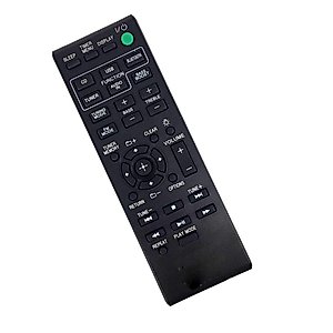 Replaced Remote Control Compatible for Sony CMT-BT80WB 1-492-297-11 CMTBT60 HCD-SBT100B CMTSBT100 CMT-SBT300W HCDSBT300WB Micro Hi Fi Audio System