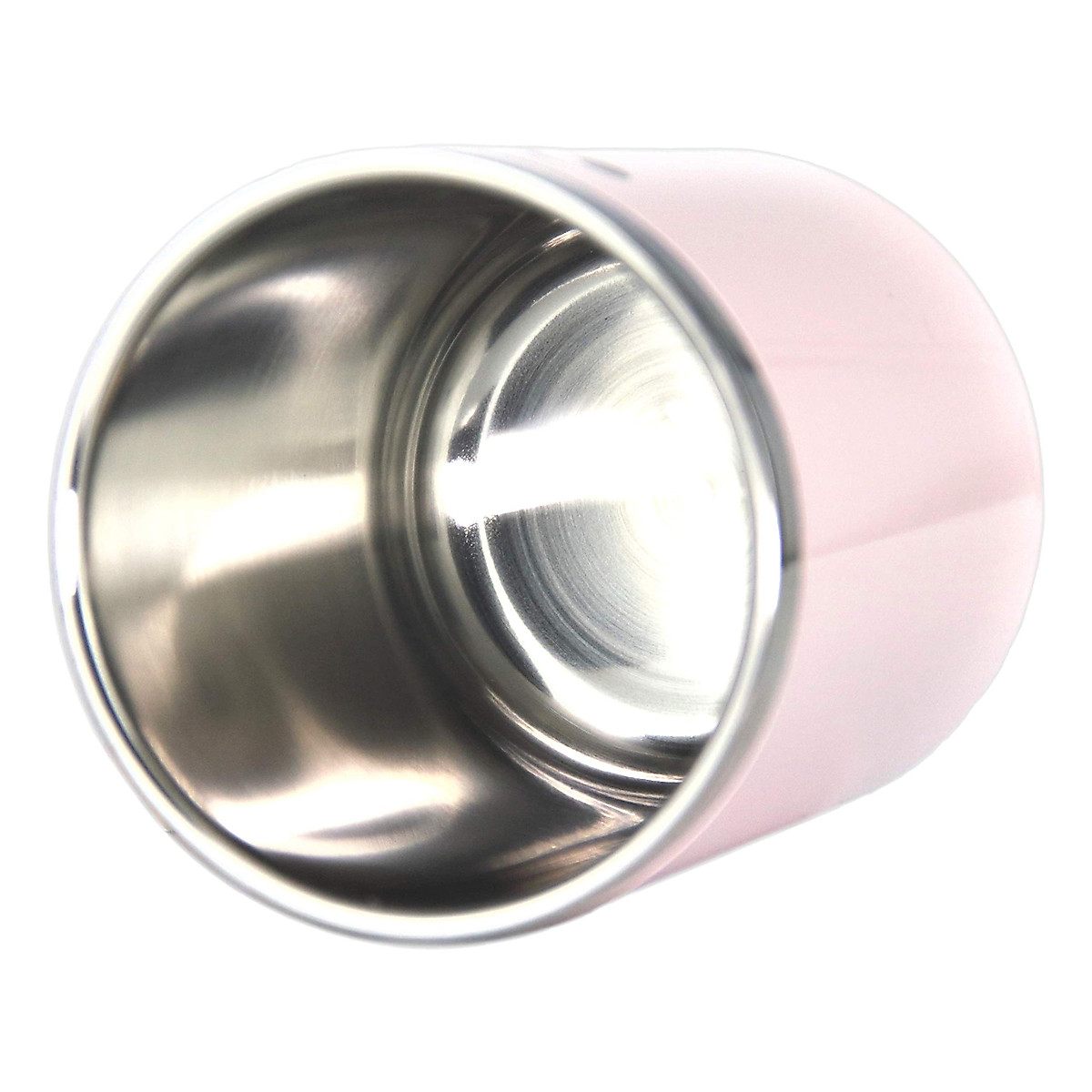 Drinco- 10oz Stainless Steel Tumbler, Vacuum Insulated Tumbler Whiskey Glass, Rocks Glass, GULT (10oz Whiskey Tumbler, Pale Pink)