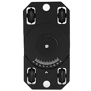 Romantic Valentine's Day Aluminium Alloy Photography, Leftwei Desktop Stabilization Photography Trolley Action Camera Stabilizer for Various Sports Cameras