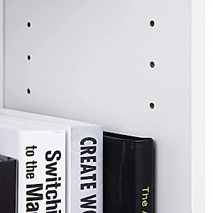 FURINNO JAYA Simply Home 5-Shelf Bookcase, 5-Tier, White