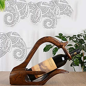 ZYZMH Swing Wine Rack Wine Rack Decoration Creative Display Rack Wine Bottle Rack Home European Wine Rack