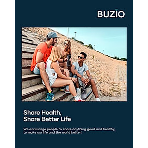 Insulated Water Bottle 64 oz with Straw Lid and Flex Lid, BUZIO 64oz Stainless Steel Water Bottle Half Gallon Jug Flask, Double Wall Vacuum Sports Thermo Mug, Cold Hot Hydro Metal Canteen