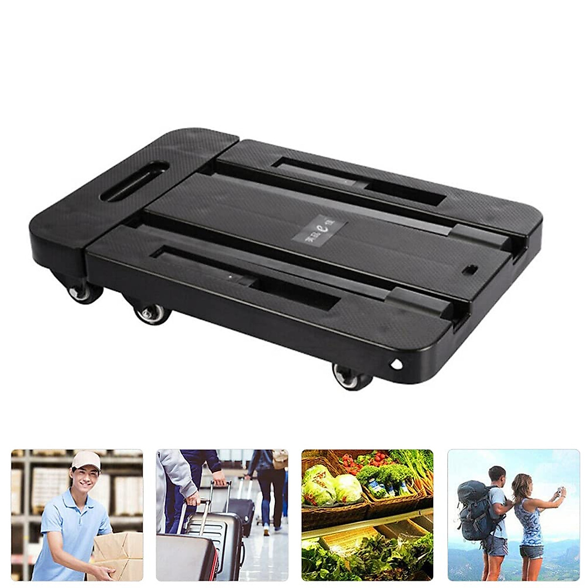 1pc Trolley Foldable Wagon Outdoor Wagon Cart Folding Wagon Cart Folding Cart Foldable Cart Office Utility Cart