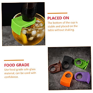 Housoutil 2pcs Goblet Ice Cream Glass Cup Whiskey Shot Glass Martini Wine Glasses Cup Toasting Glasses Party Drinkware Old Fashion Glasses for Cocktails White Dessert Cup Classic Plastic