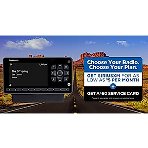 SiriusXM Onyx EZR Satellite Radio with Vehicle Kit, Easy to Install, Enjoy SiriusXM in Your Car and Beyond with This Dock and Play Radio for as Low as $5/month + $60 Service Card with Activation