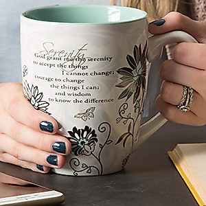 Pavilion Gift Mark My Words 4-3/4-Inch Serenity Mug, 20-Ounce