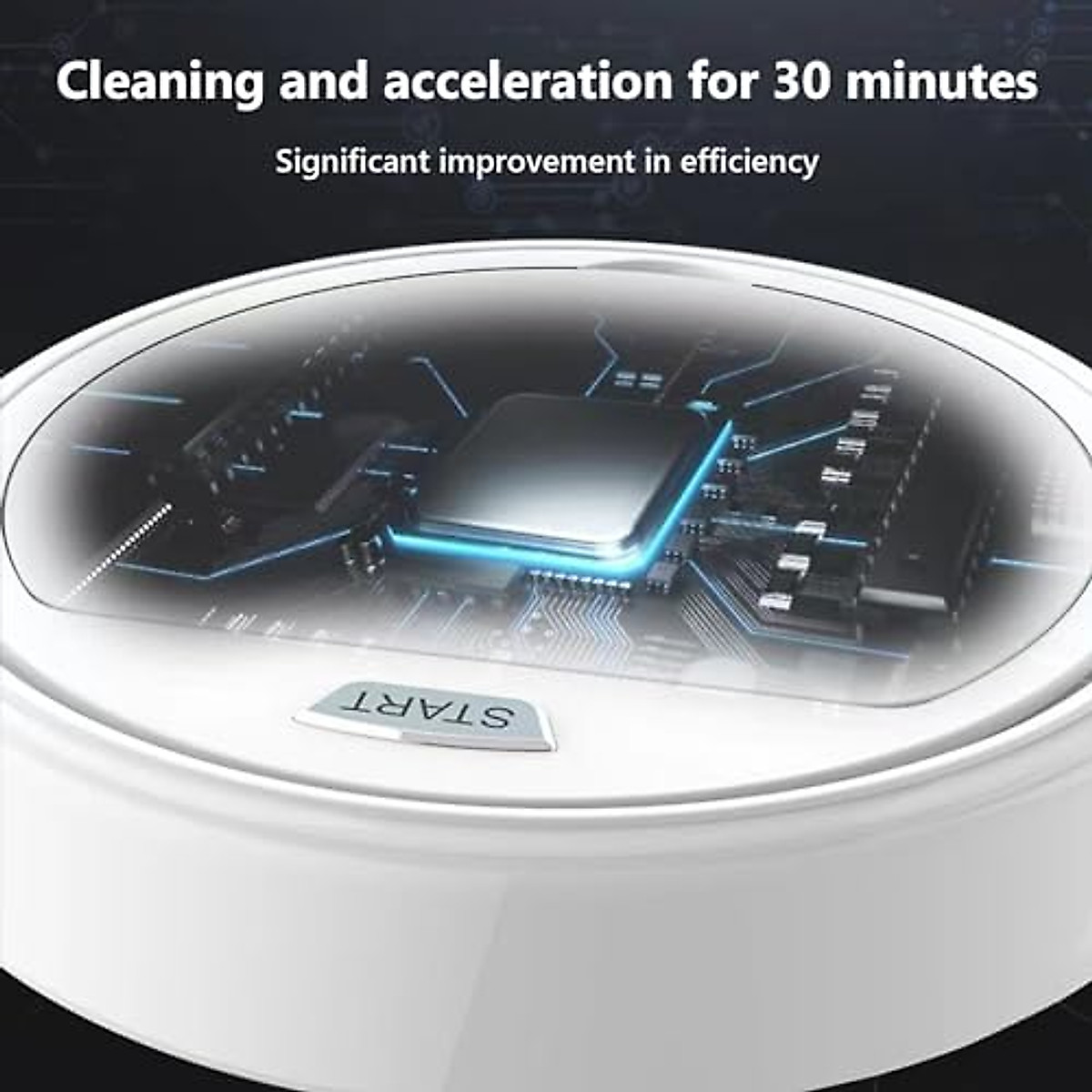 Robot Vacuum and Mop Combo, 3 in 1 Robotic Vacuum Cleaner with Watertank/Dustbin/Brush, Blocked by Hair, Remote/App, Ideal for Hard Floor/Pet (Black)