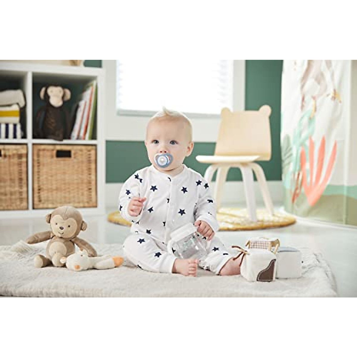 NUK Orthodontic Pacifier, 4-Pack, 6-18 Months